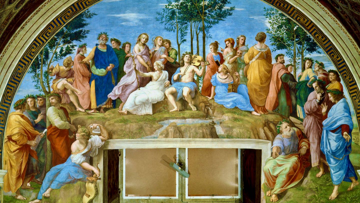 Il Parnaso di Raffaello: cosa si nasconde dietro un Albero? - ItalyProGuide